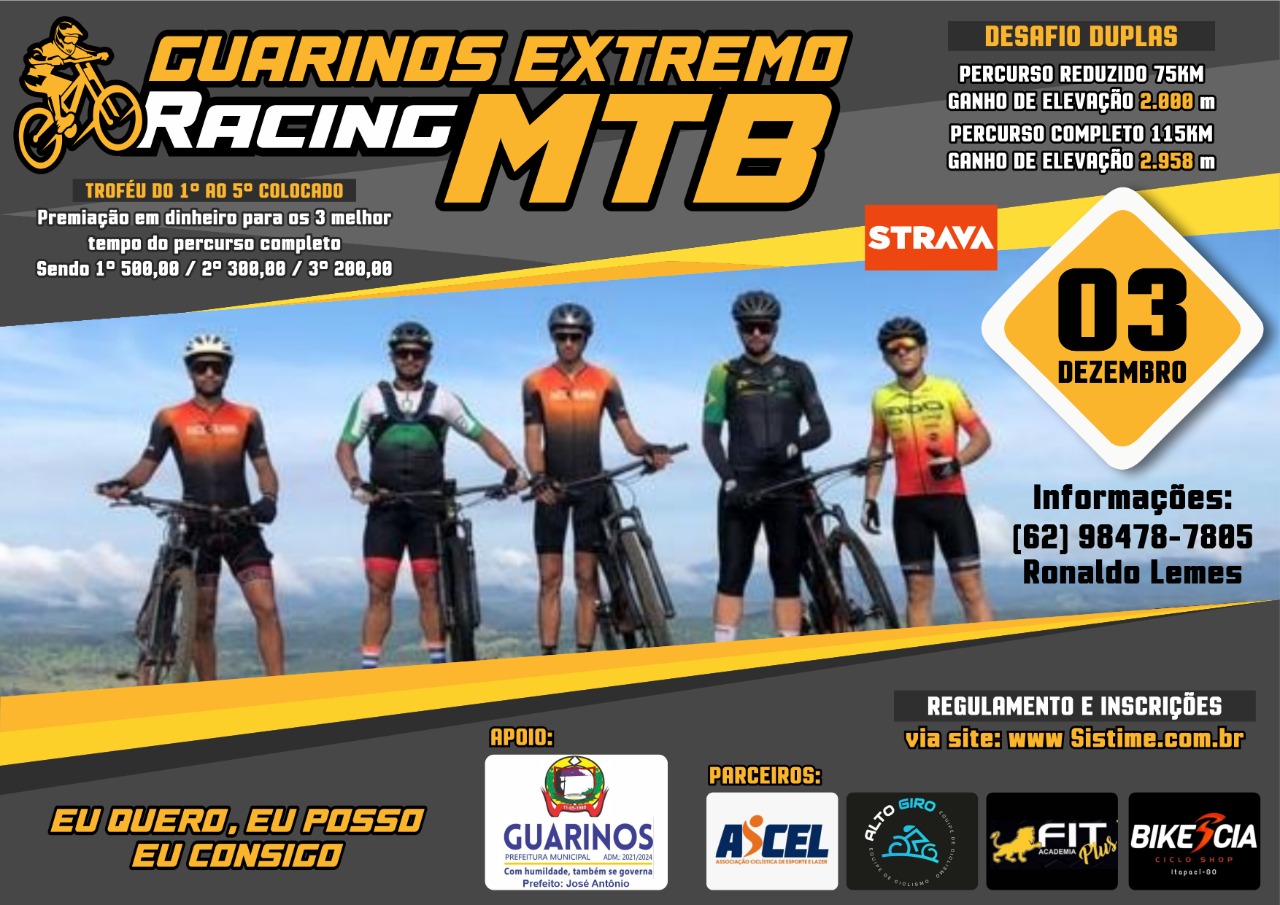 DESAFIO GUARINOS EXTREMO RACING MTB - Agenda Off Road
