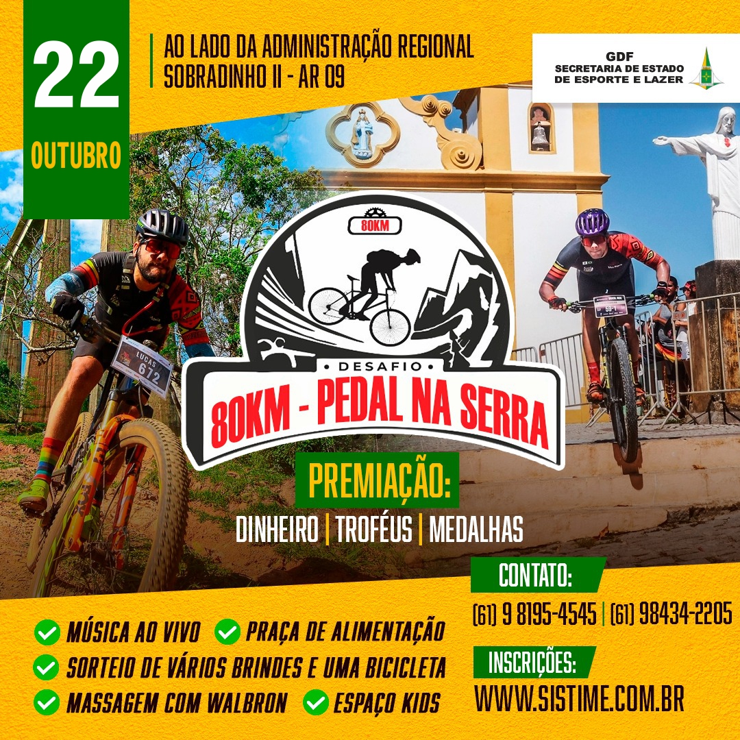 80 KM PEDAL NA SERRA MTB XCM | Sistime